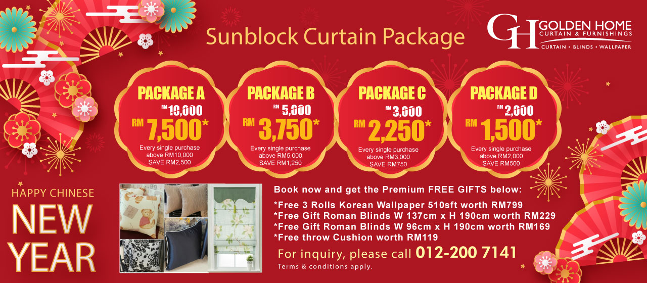 Promotions - Golden Home Curtain & Furnishings