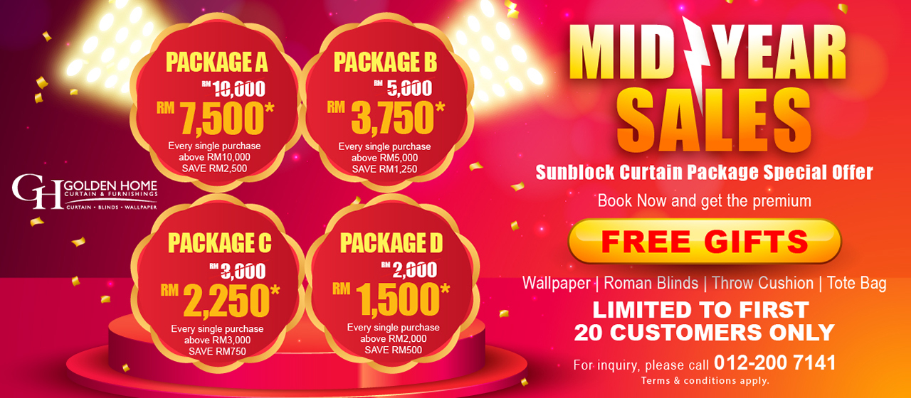 Promotions - Golden Home Curtain & Furnishings